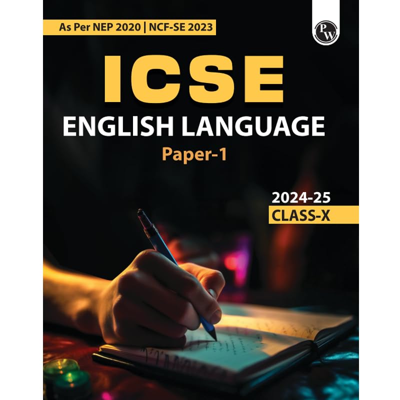 Buy ICSE Class 10 English Language Paper 1 as Per Latest NEP For Exam ...