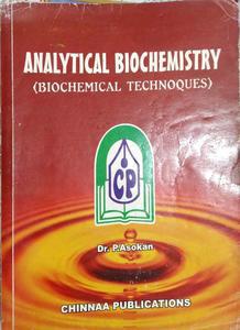 Buy ANALYTICAL BIOCHEMISTRY Written by Dr.P.Asokan - MyPustak