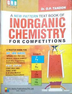 Buy inorganic chemistry for competition by op Tandon Written by Dr O P ...